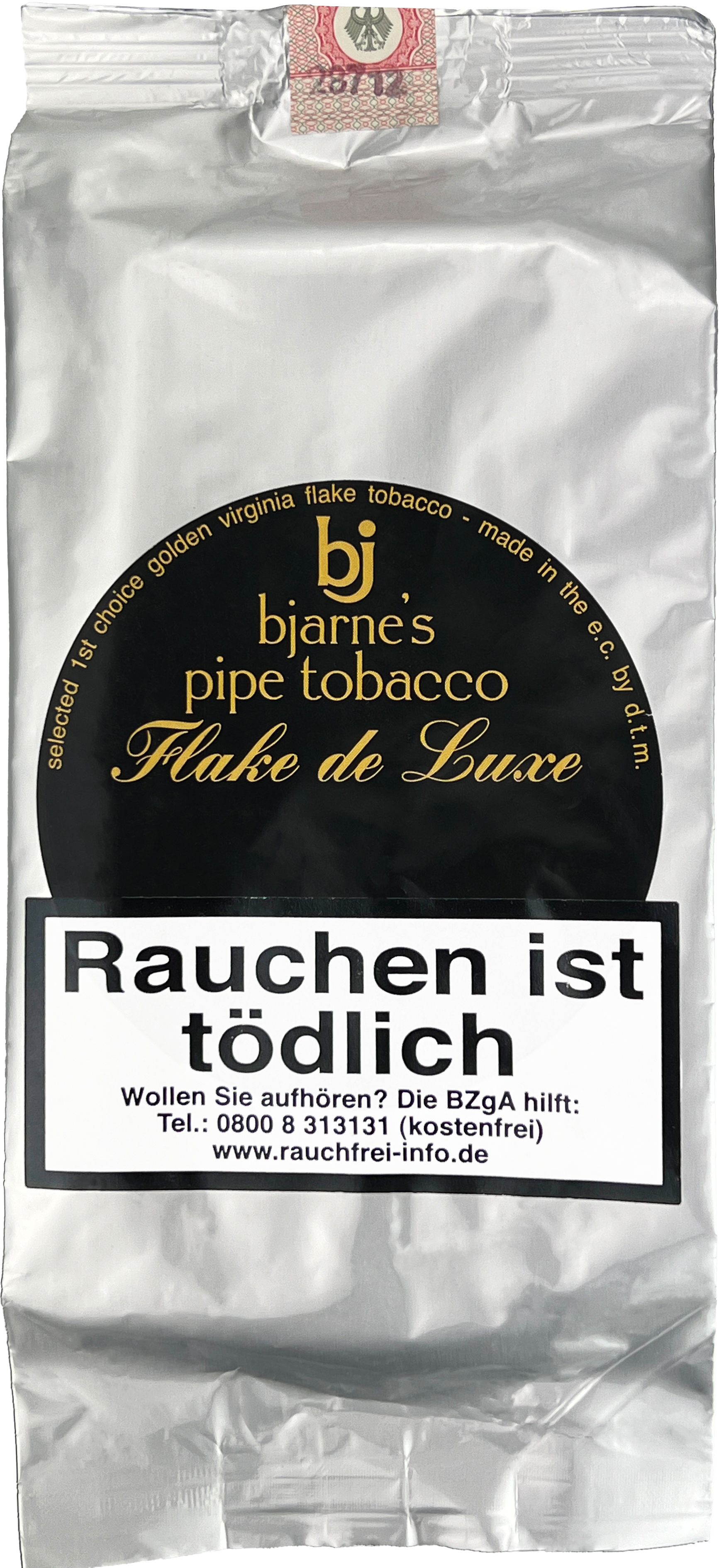 Dan Tobacco DTM Pipe Tobacco Bjarne Flake de Luxe 250g Pouch ...