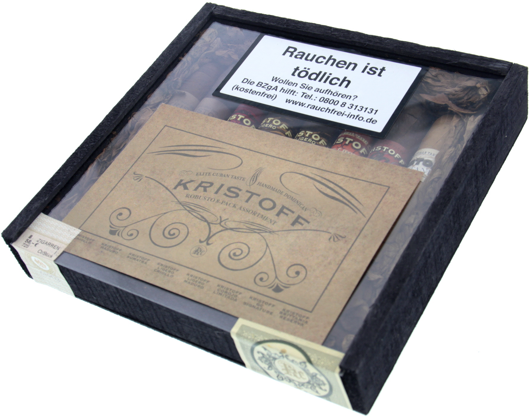 Kristoff Sampler Robusto 8-Pack Assortment | Cigarworld.de Zigarren Sampler