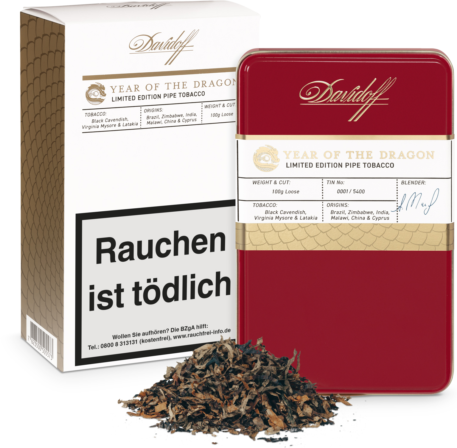 Davidoff Limited Edition Year of the Dragon 2024 (100g Dose ...