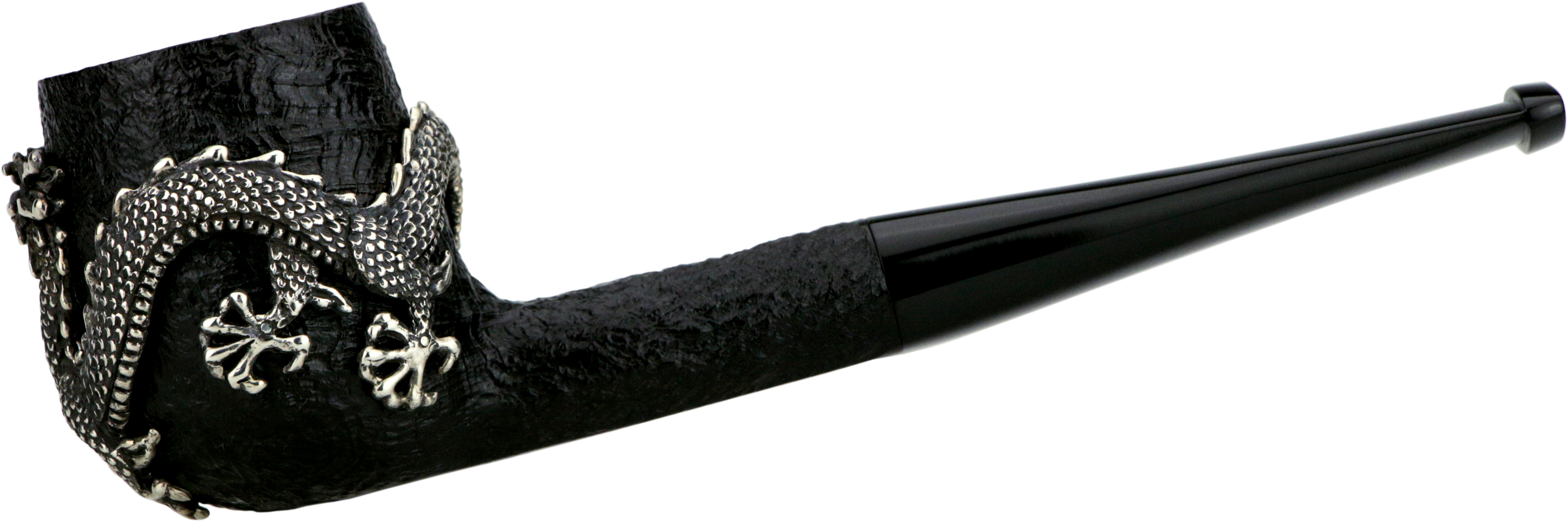 Dunhill Limited Editions No. 4103 Shell Briar Dragon Silber (Nr. 215 ...
