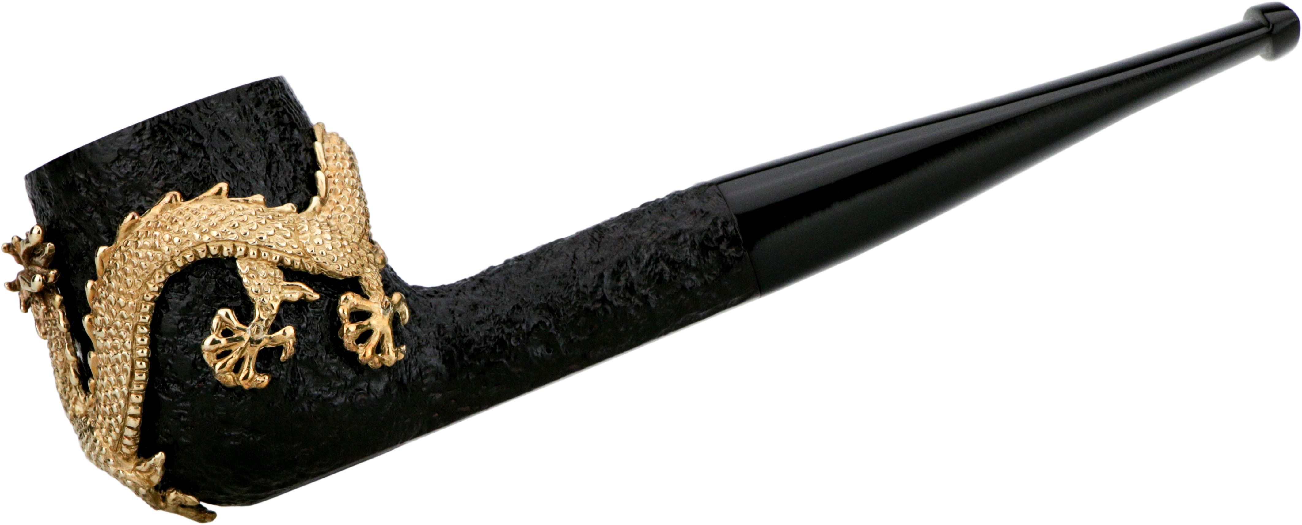 Dunhill Limited Edition No. 4103 Shell Briar Dragon Gold (Nr. 260 ...
