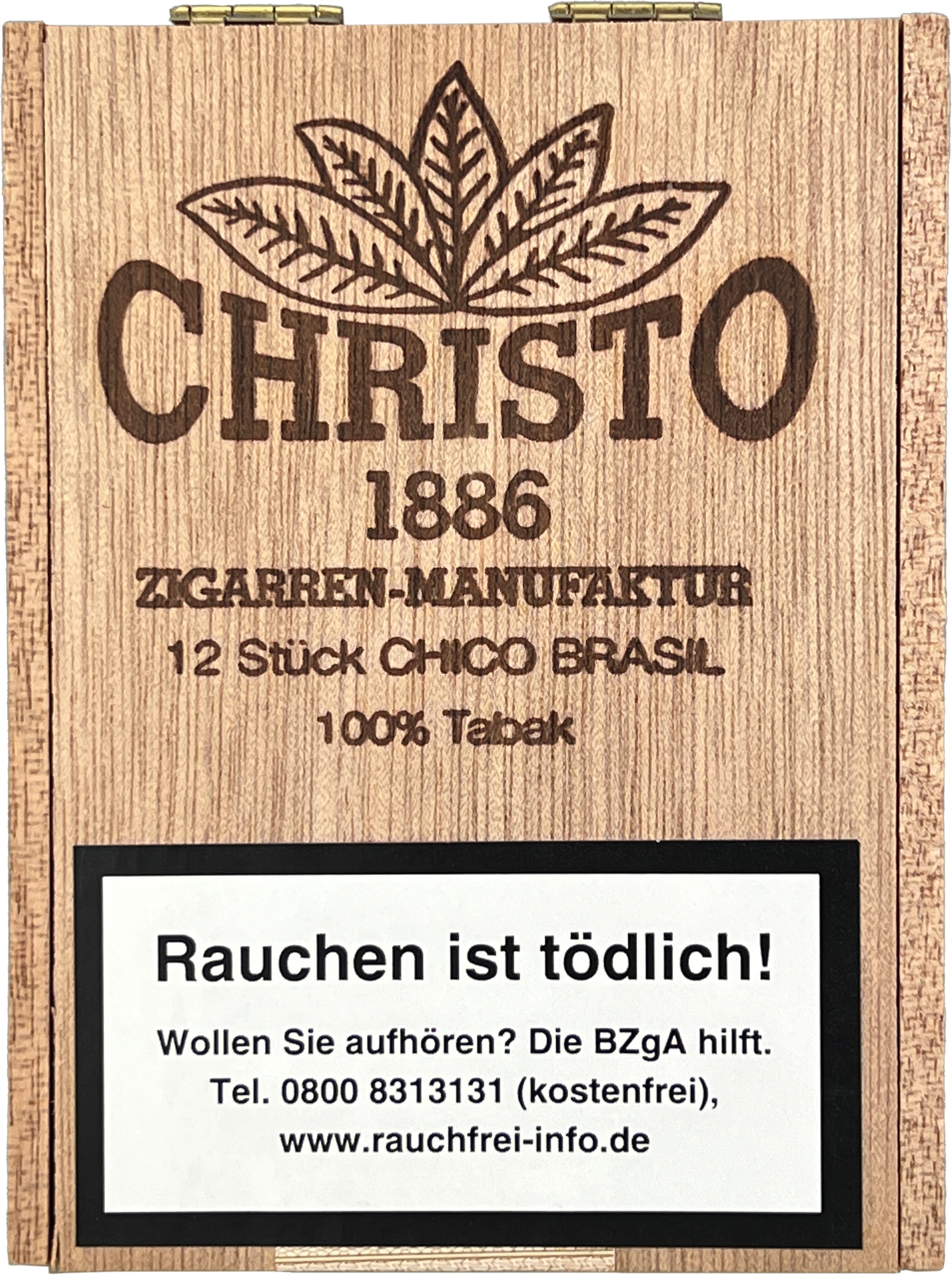 Christo 1886 Zigarrenmanufaktur Cigarillos Chico Brasil (12er ...