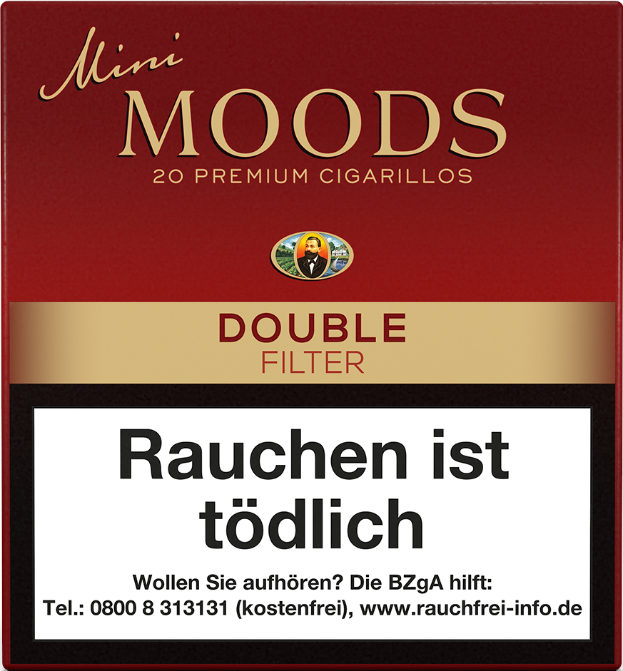 Moods Mini Double Filter (20er) | Cigarworld.de Zigarillos Deutschland