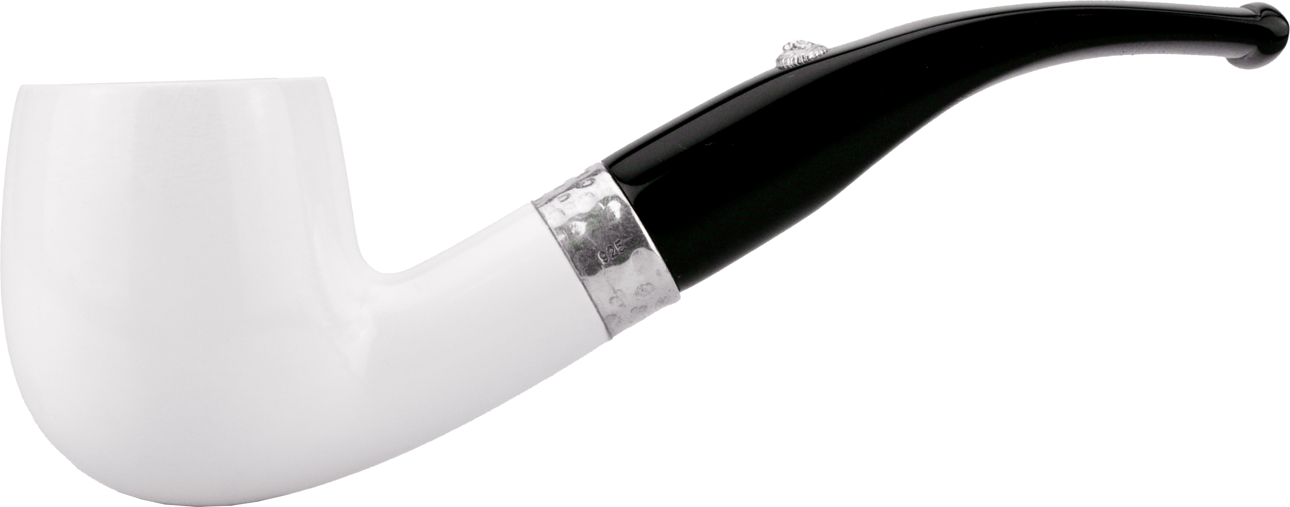 Barling Ivory (Meerschaum) Bent smooth (15297) (interne Nr. 7 ...