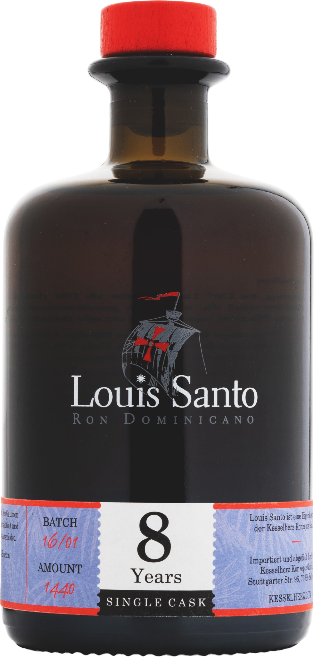 Louis Santo Ron Dominicano 8 Jahre Single Cask (0,5 l / 40 % Vol ...