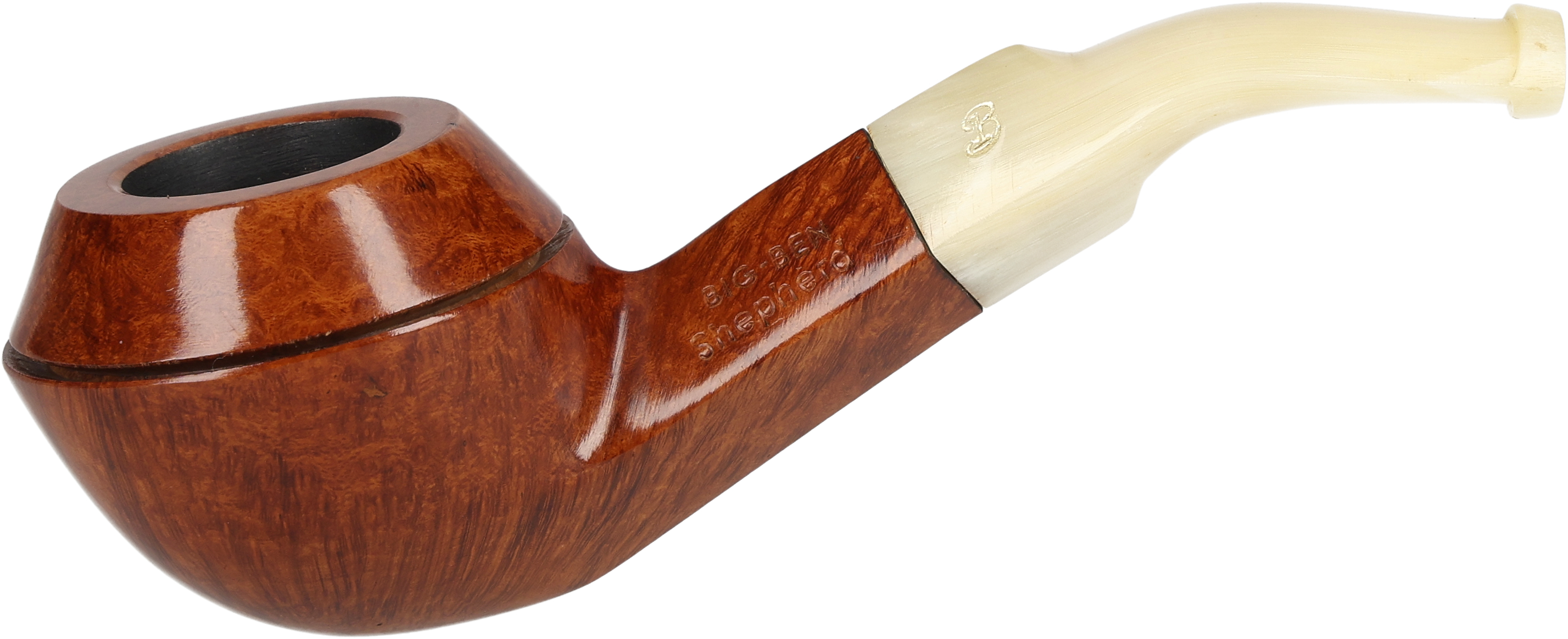 Big Ben Shepherd 472 nature polish horn stem (084010472) 6mm ...