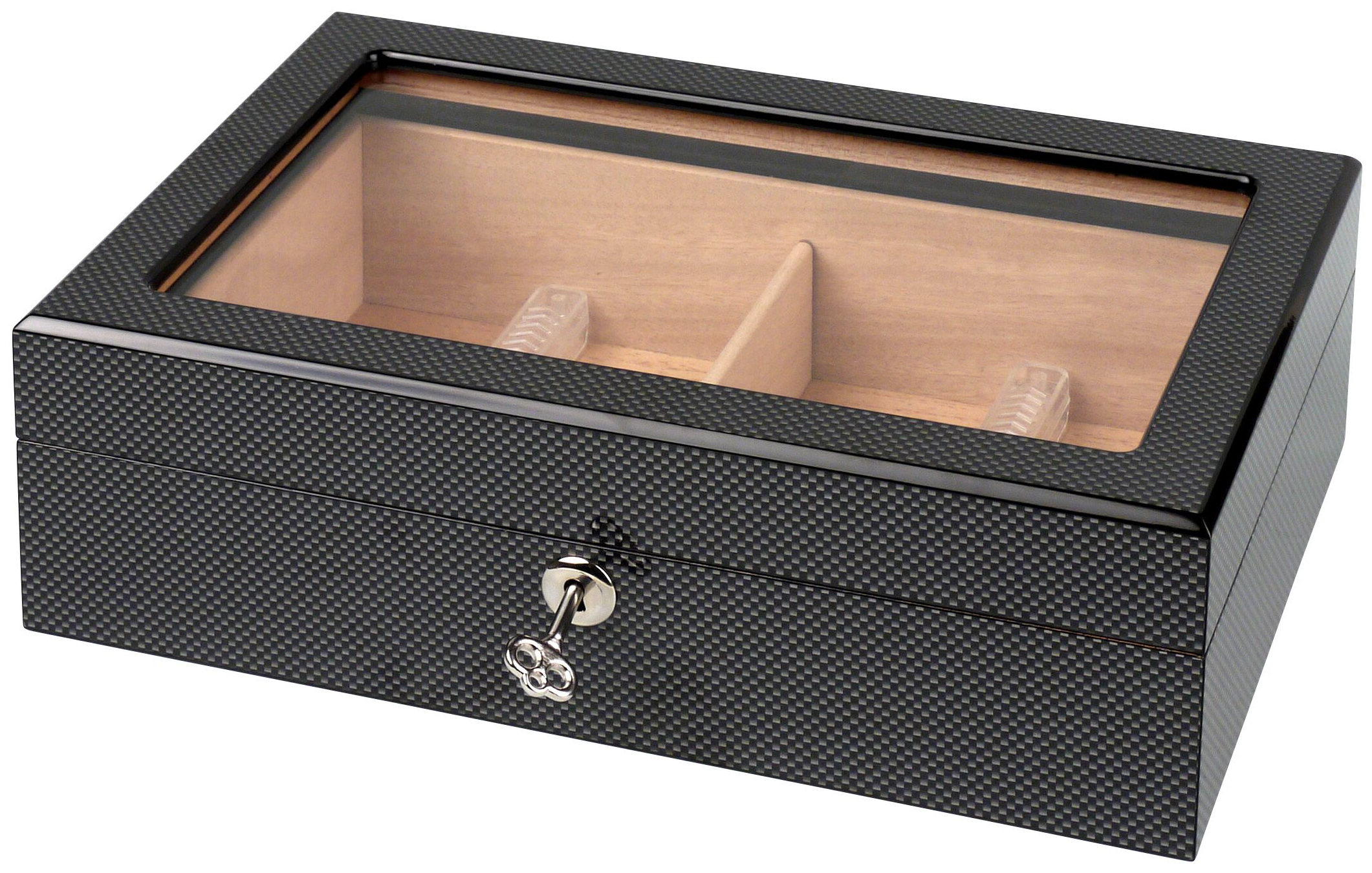 Classic Zigarrenhumidor Carbon Finish hi-gloss (561455) | Cigarworld.de ...