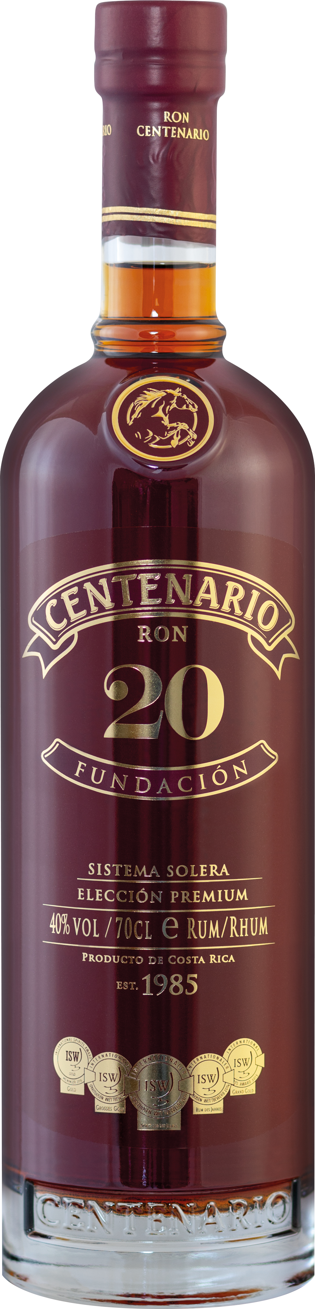 Ron Centenario Fundacion 20 Jahre (0,7 l / 40 % vol.) | Cigarworld.de ...